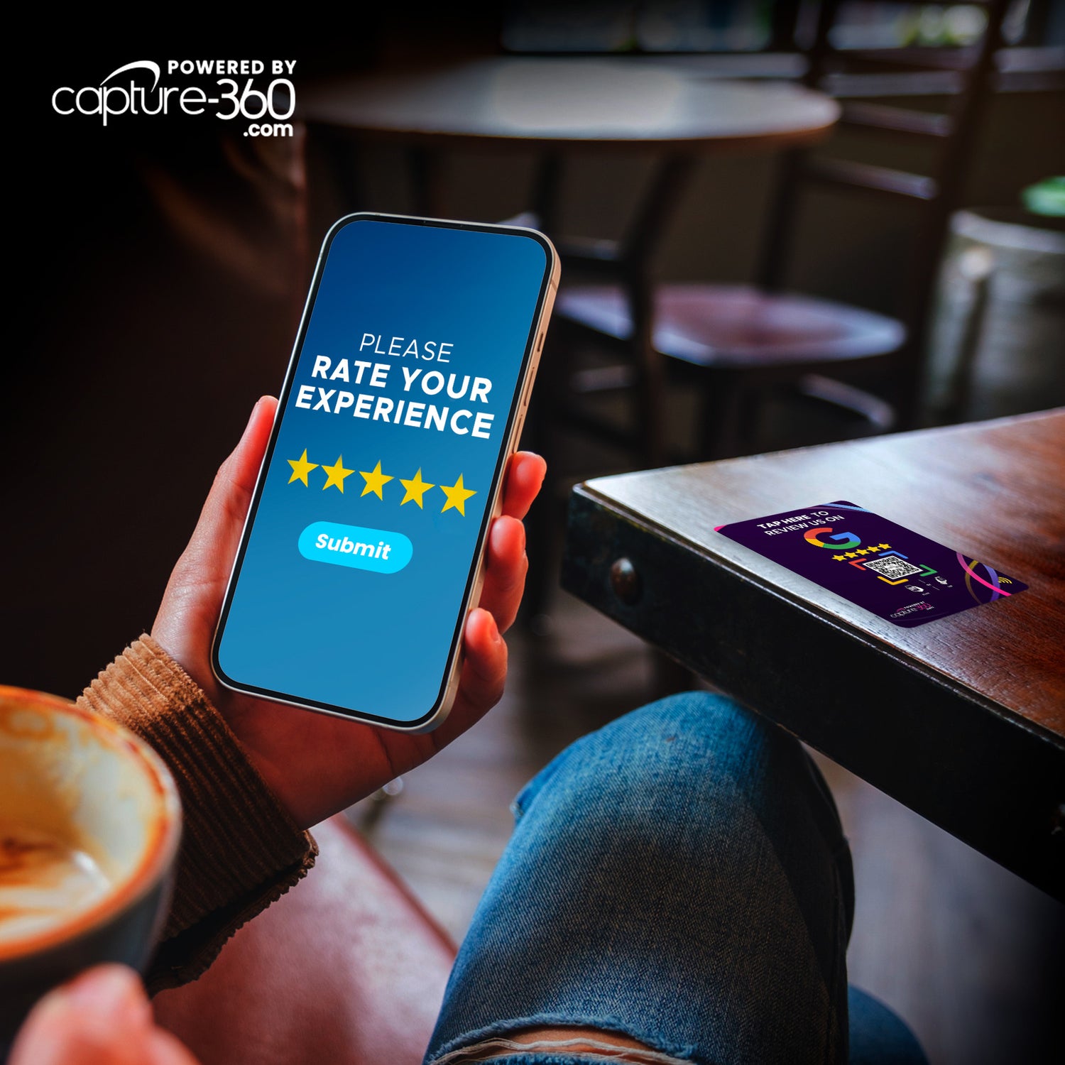 Custom Made Google Review Cards for Business - Capture 360 – CAPTURE360